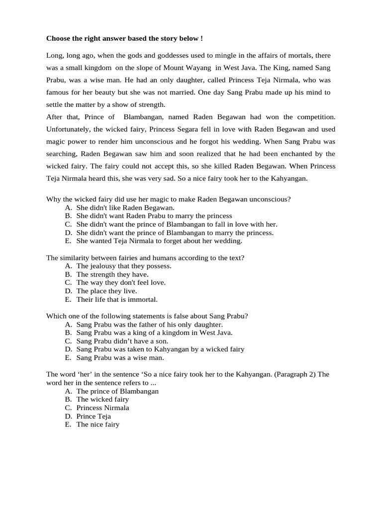 Bank BHS Jogja: Narrative Questions | PDF