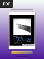 Thomas Calculus 13th Edition Thomas | PDF | Educational Assessment ...