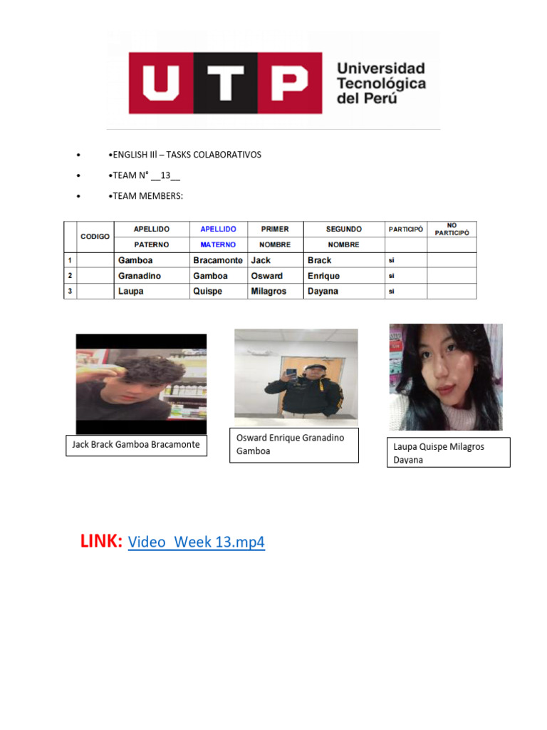 Week 13 - Task - Assignment - GRUPAL | PDF