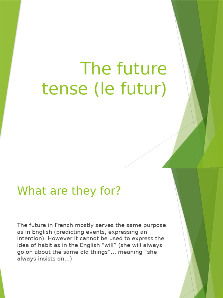 Le Futur | PDF