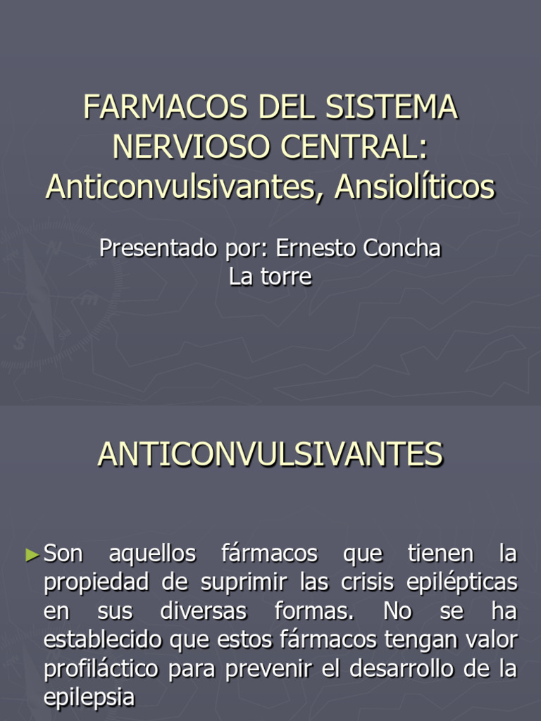 Farmacos Del Sistema Nervioso Central | PDF | Benzodiazepinas | Drogas