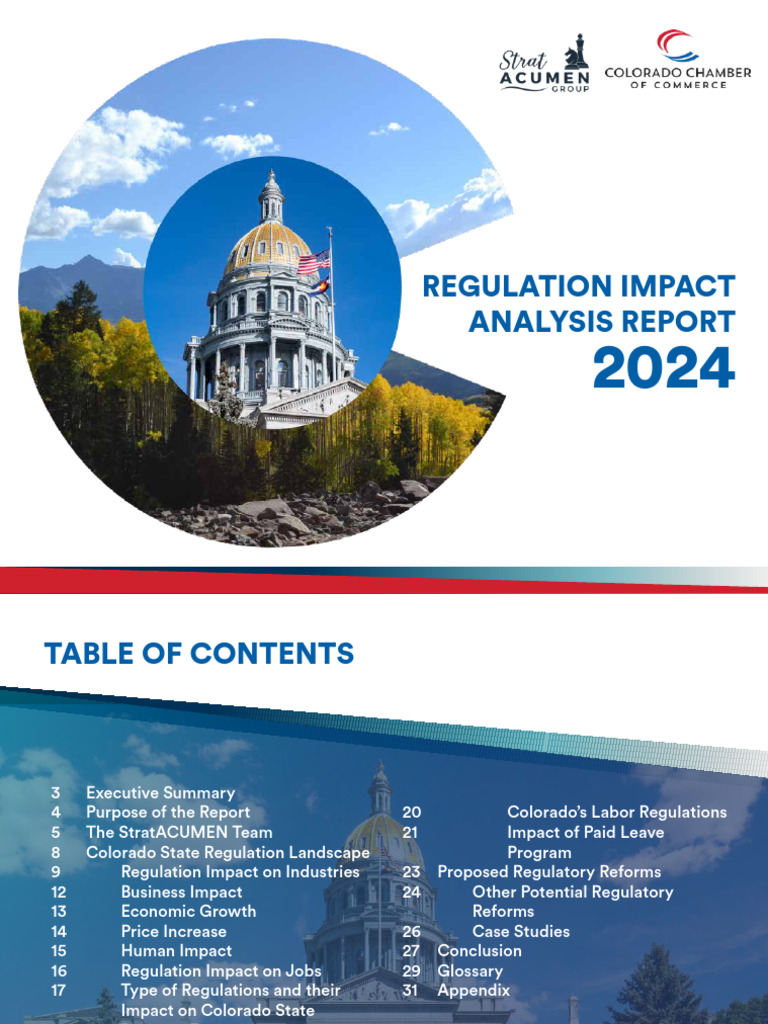 Regulation Impact Analysis Report | PDF | Cost Of Living | Labour Economics