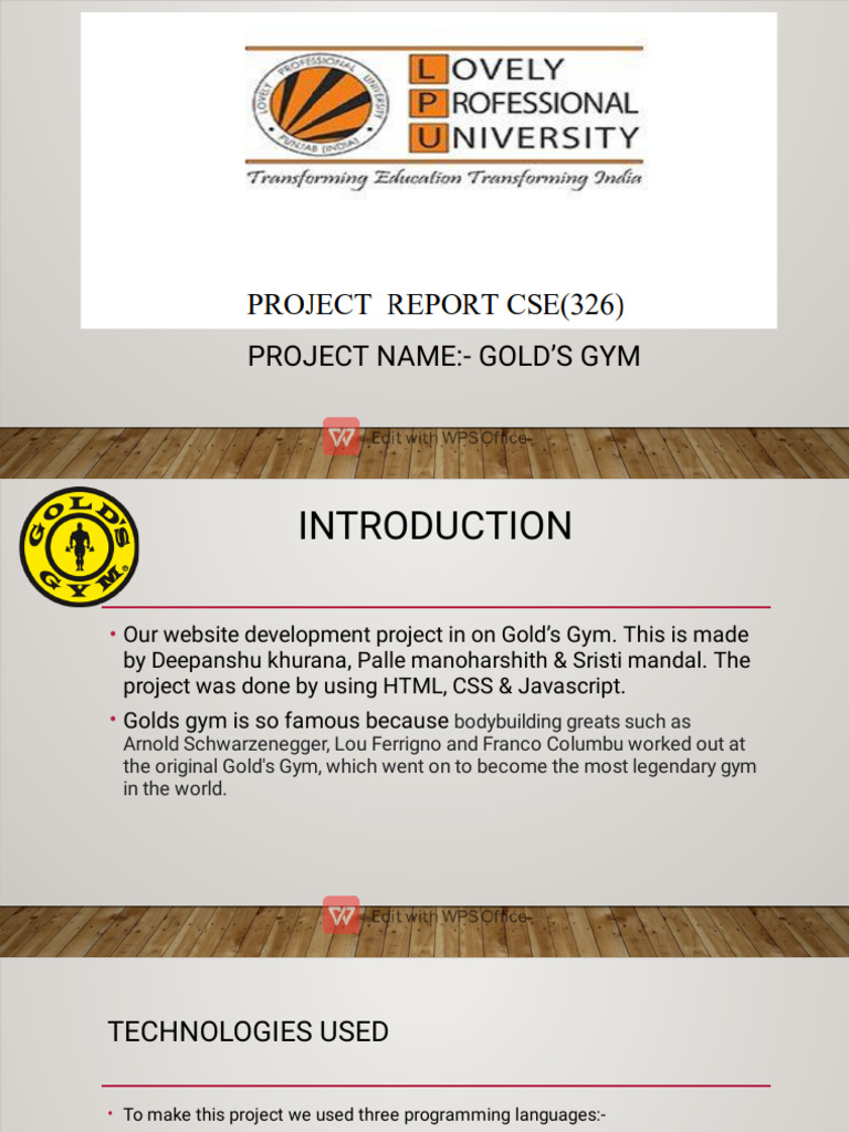 Cse326 Projectf | PDF