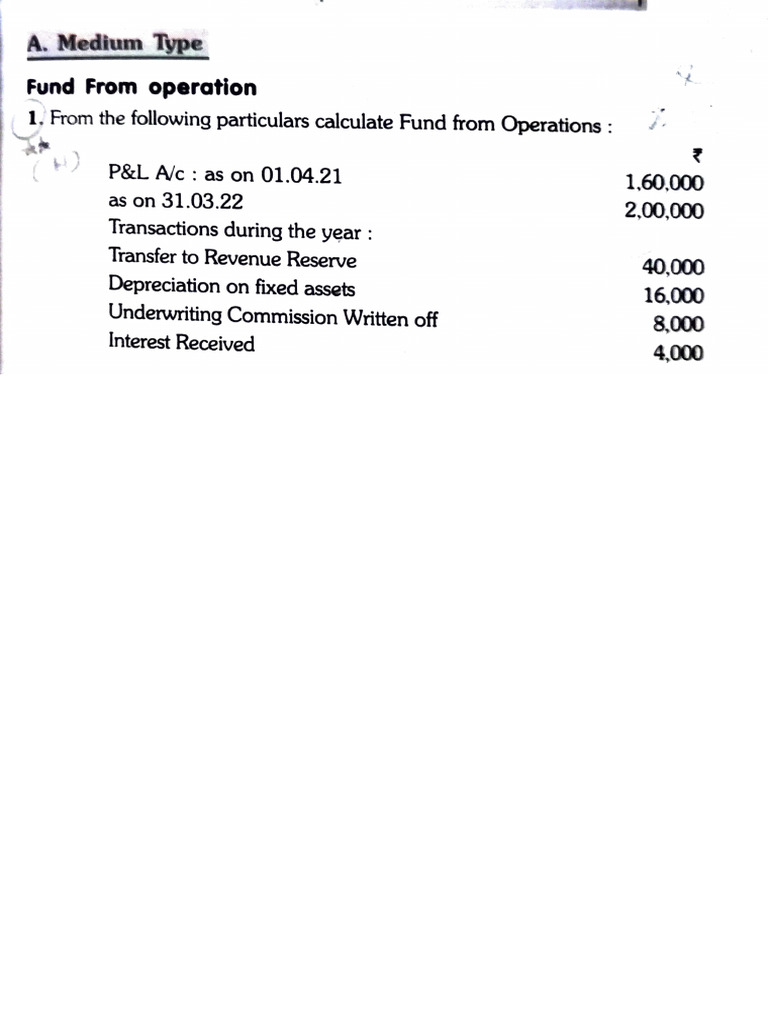 Fund Flow Statement | PDF
