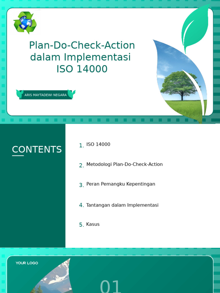 Plan-Do-Check-Action Dalam Implementasi ISO 14000 | PDF