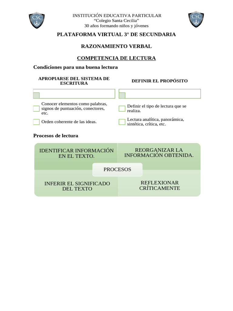 3 Semana-2 Lectores-Competentes | PDF