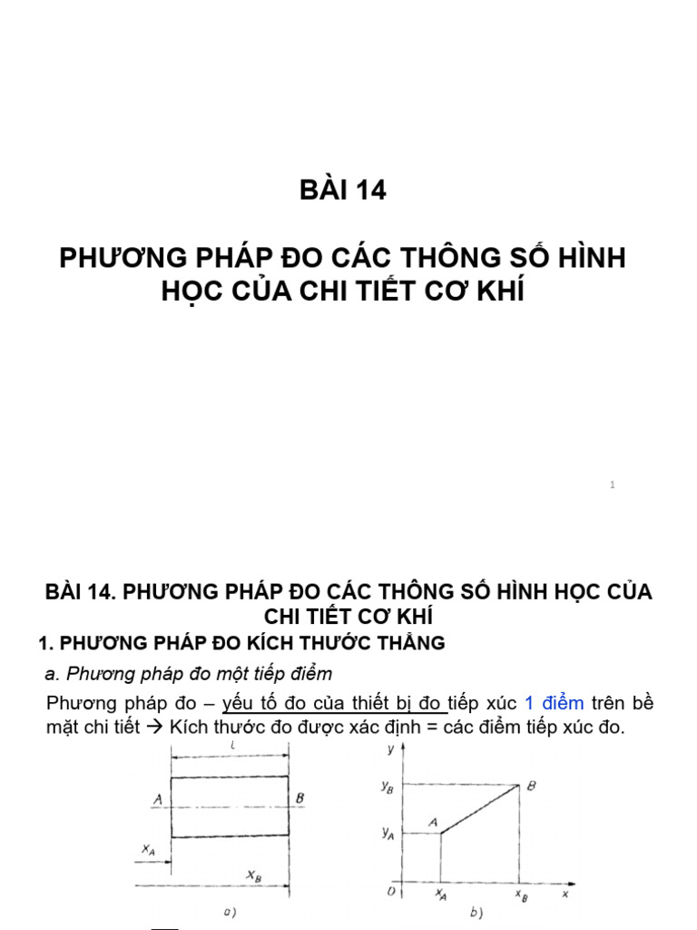Phuong Phap Do Cac Thong So Hinh Hoc Chi Tiet CK 1.9m | PDF