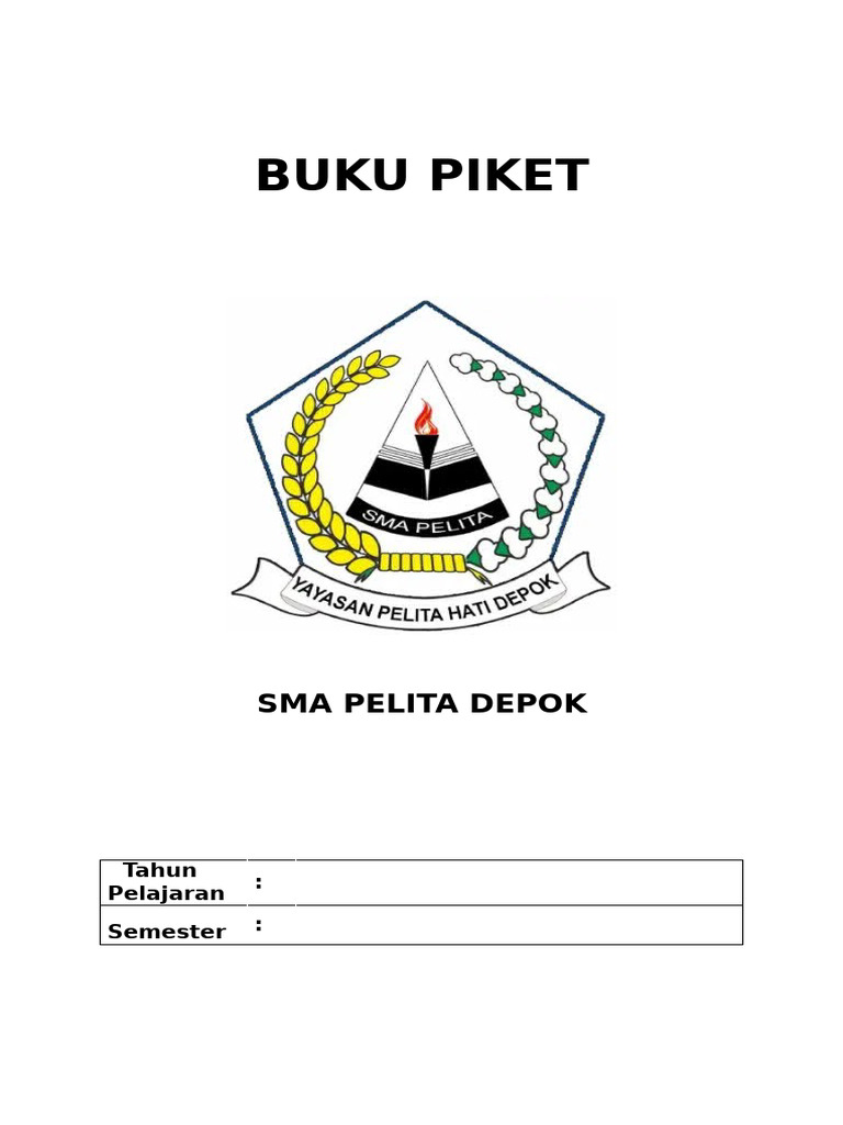 Cover Buku Piket | PDF