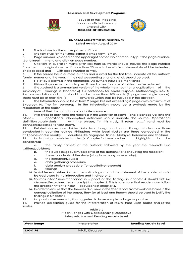 Thesis Format | PDF | Thesis | Statistics