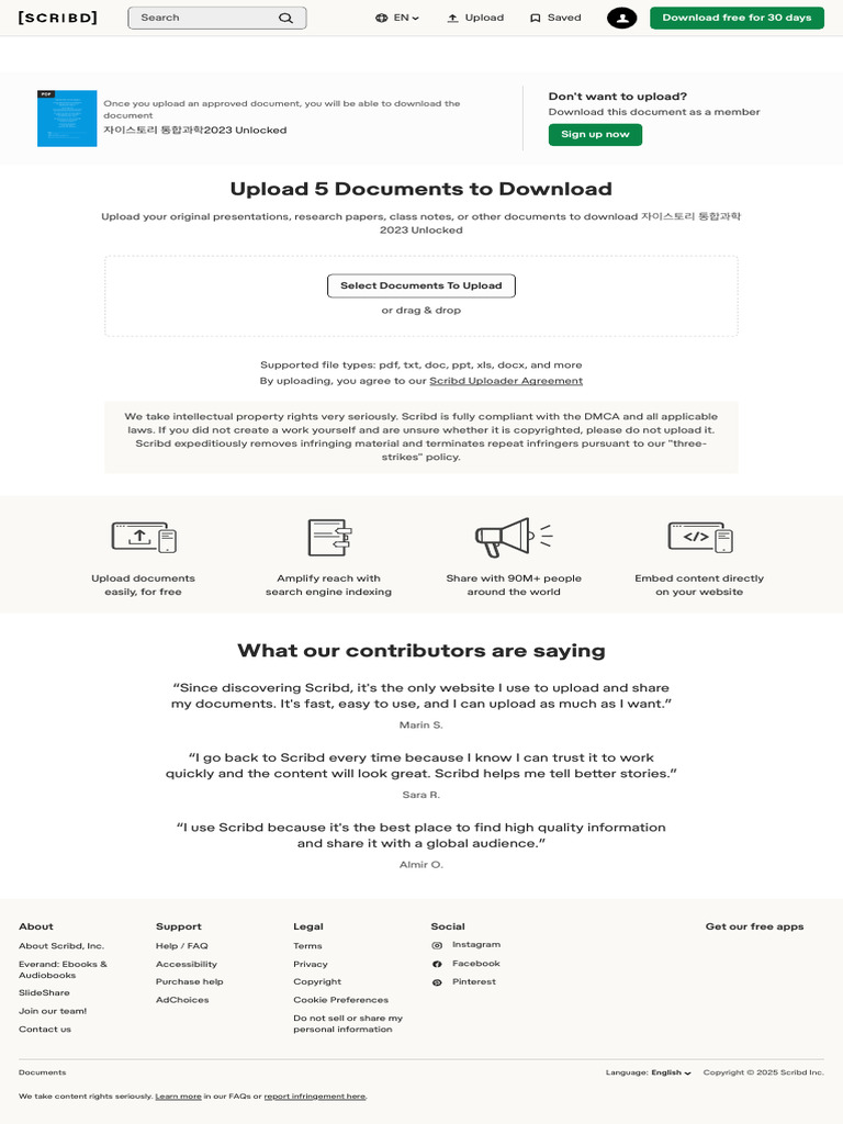 Upload A Document Scribd 4 | PDF | Scribd