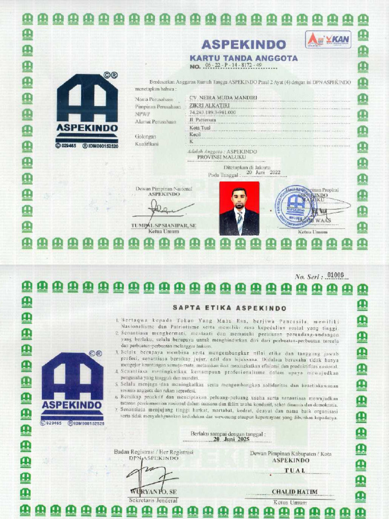 CV - Nmm-Kta Juni 2022 | PDF