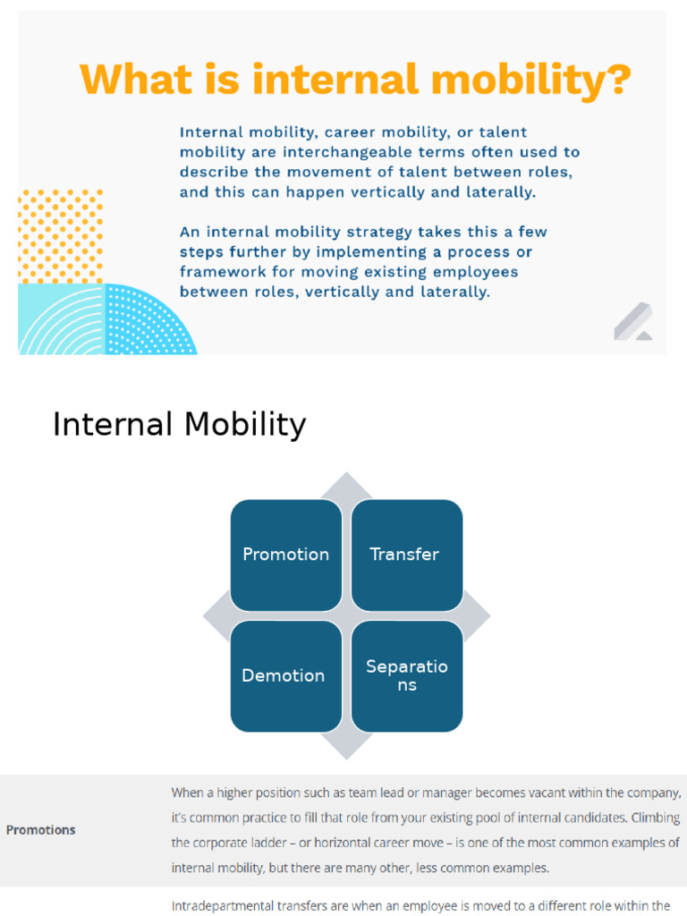 Internal Mobility | PDF