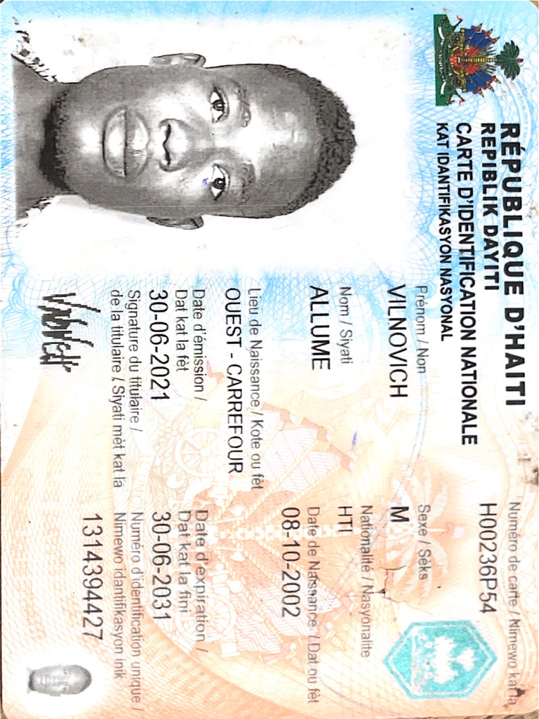 Carte D'identification | PDF