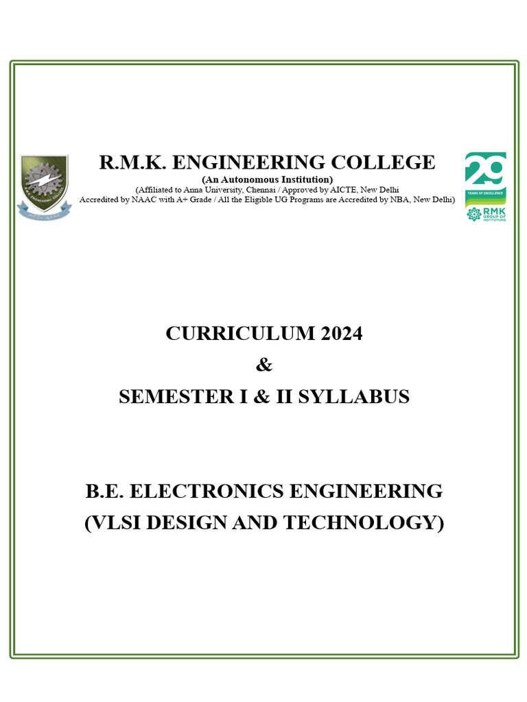 B.E. Electronics Engineering Syllabus 2024 | PDF | C++ | Method ...