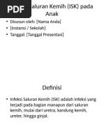 Panduan ISK Komplikata pada Anak | PDF
