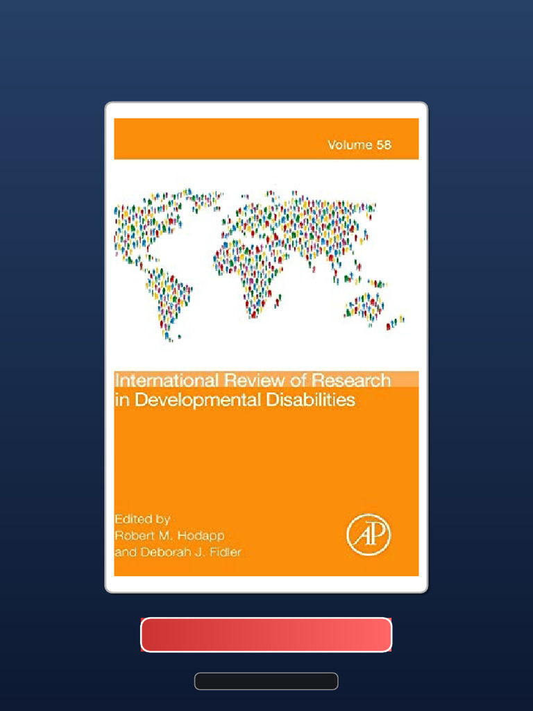 International Review Research in 58) Developmental Disabilities (Volume ...