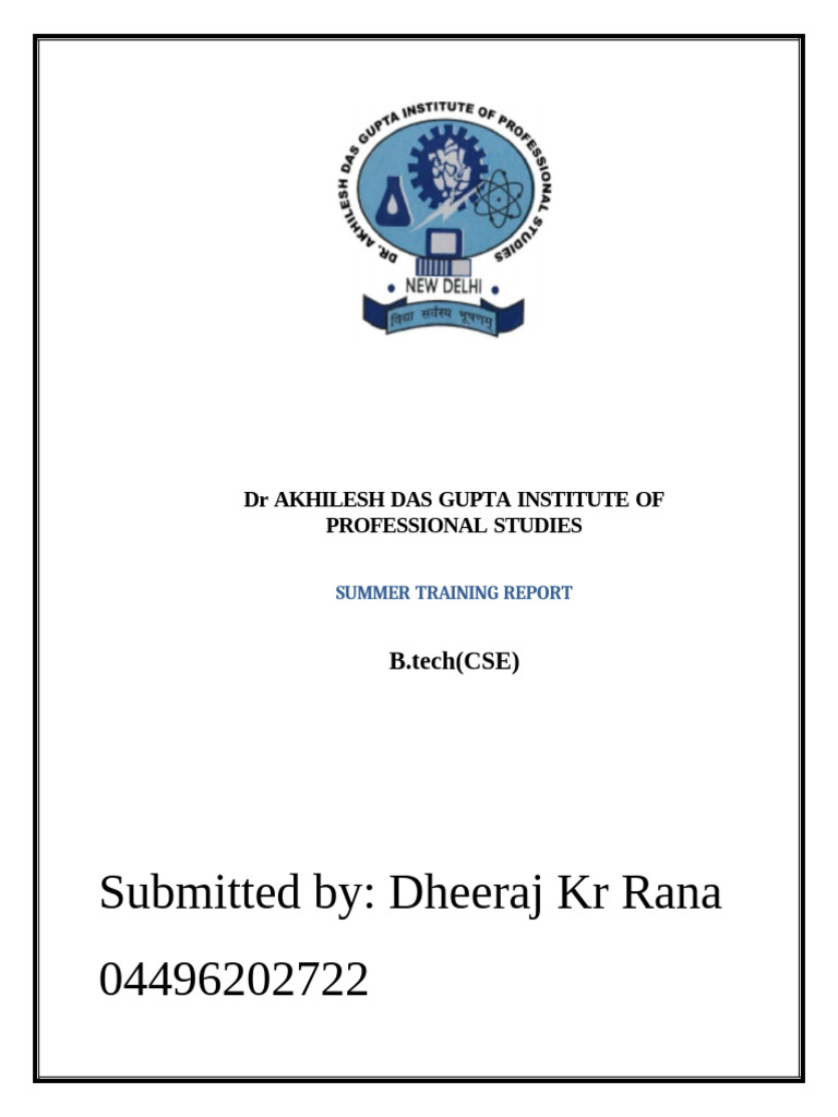 Java Summer Training Report | PDF | Method (Computer Programming) | Class (Computer Programming)