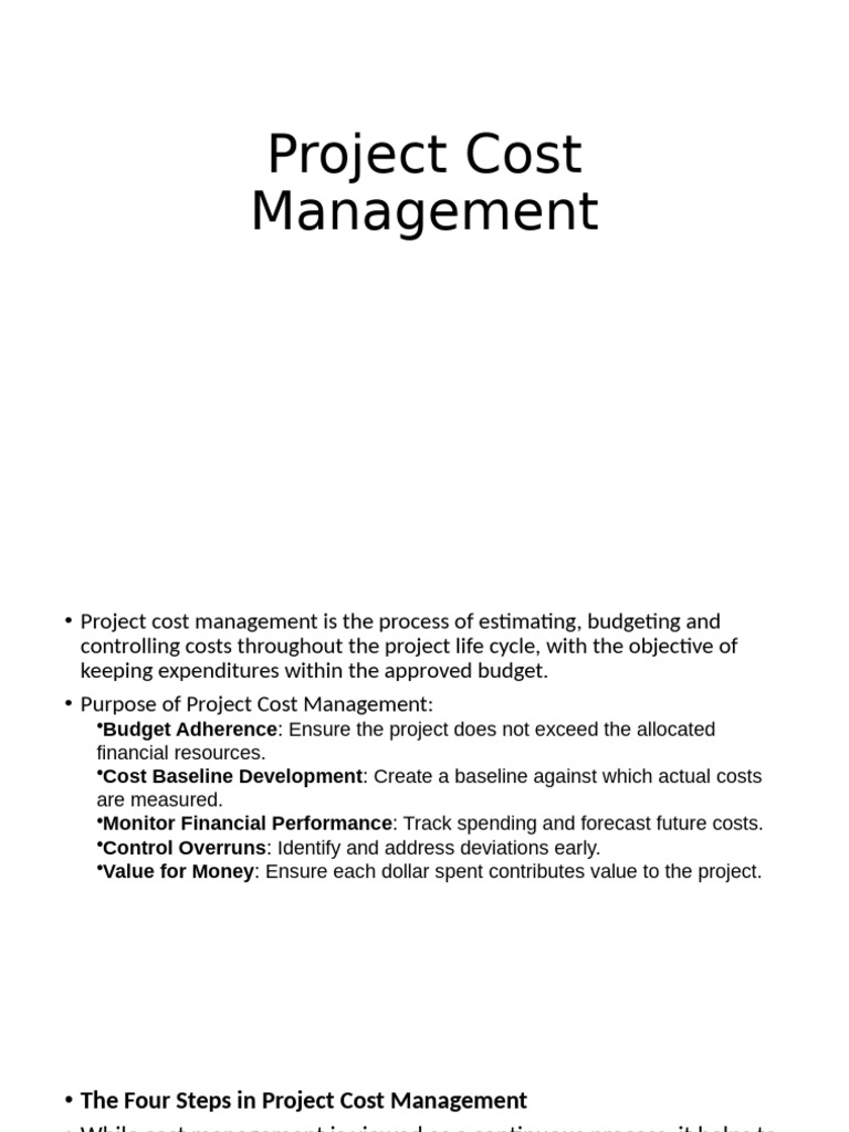 Managing Project Cost | PDF | Economies | Business
