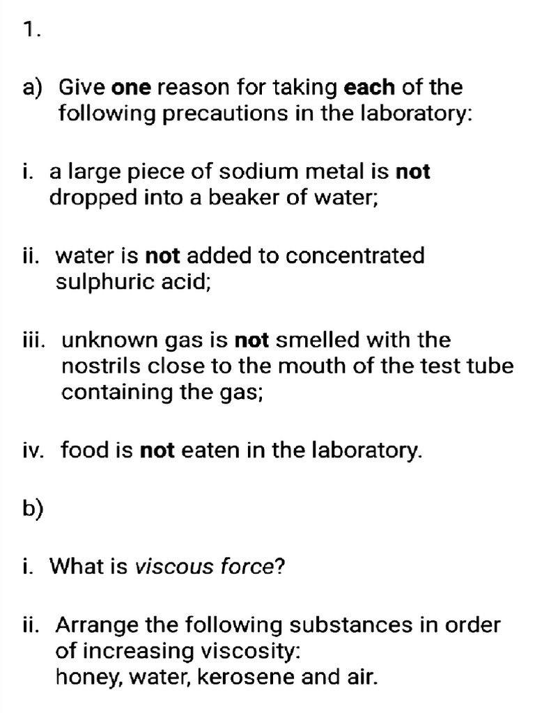 WASSCE - Integrated Science Questions 2 Samples | PDF