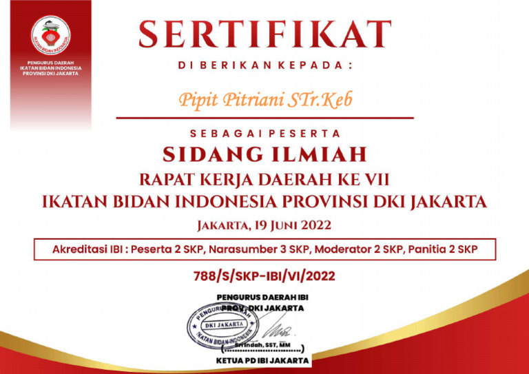 Pipit Pitriani STR - Keb (1) - Compressed | PDF