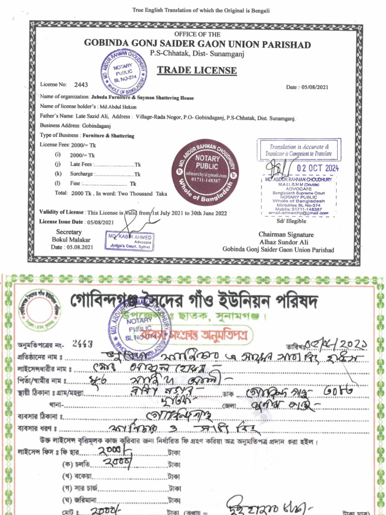 Hekim Trade License 21 | PDF