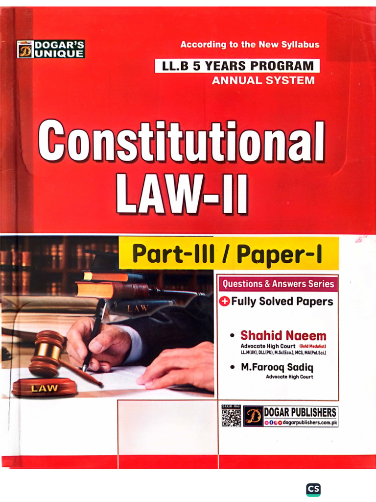 LLB Part 3rd Books | PDF