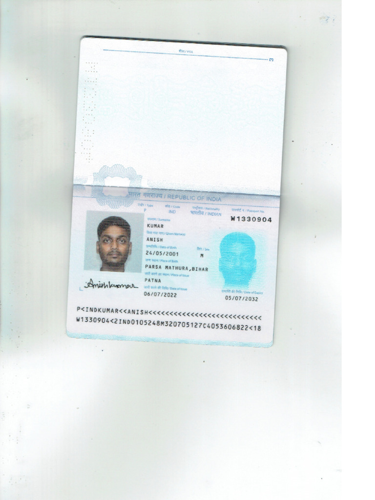 Passport Front | PDF