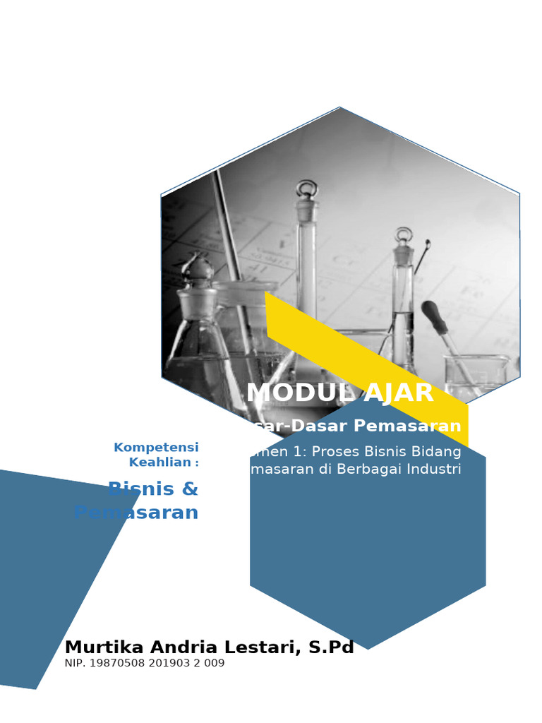 Modul Ajar Dasar-DAsar Pemasaran Elemen 1-1 | PDF