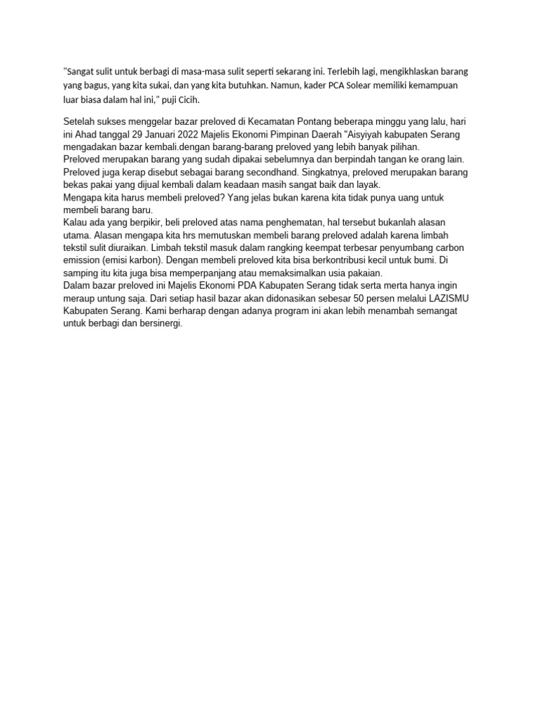 Artikel Rakerwil Dan Pleno PWA Jatim 15 Maret 2025 | PDF