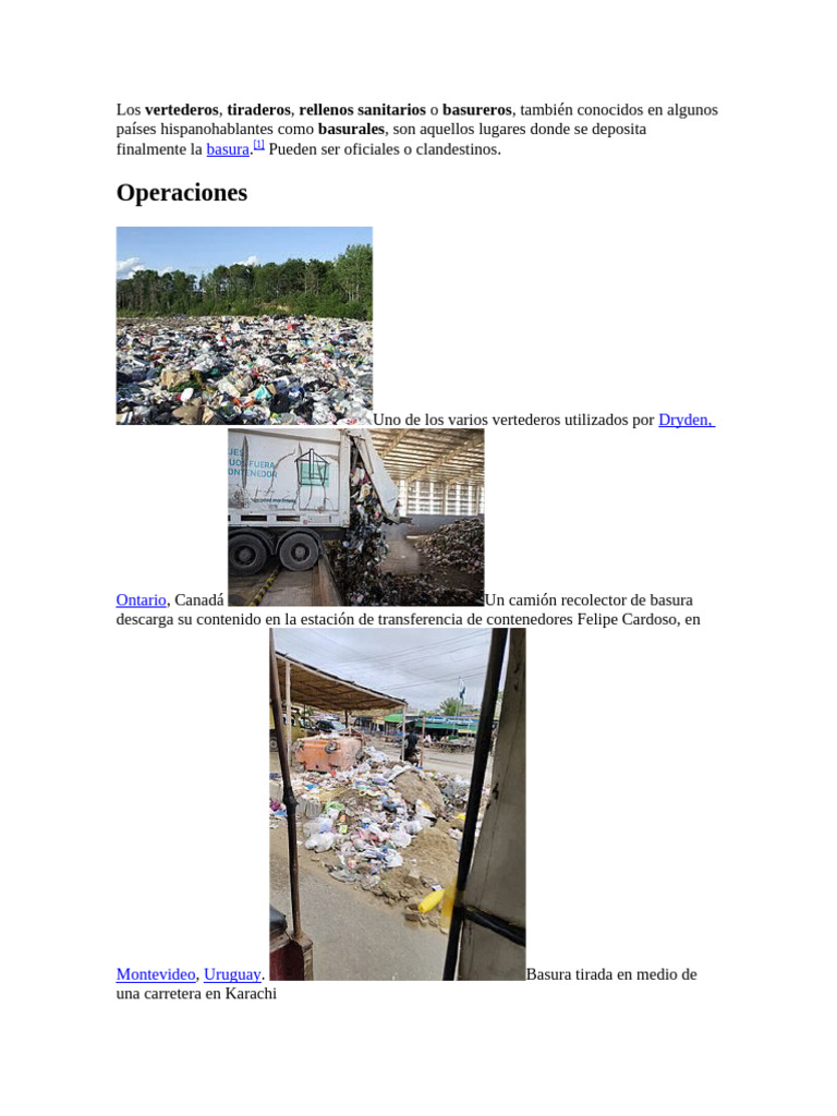 Los Vertederos | PDF