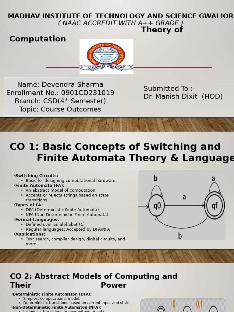 ToC Final Proficiency | PDF | Automata Theory | Mathematical Logic