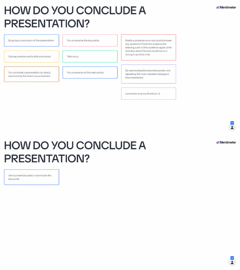 How Do You Conclude A Presentation | PDF