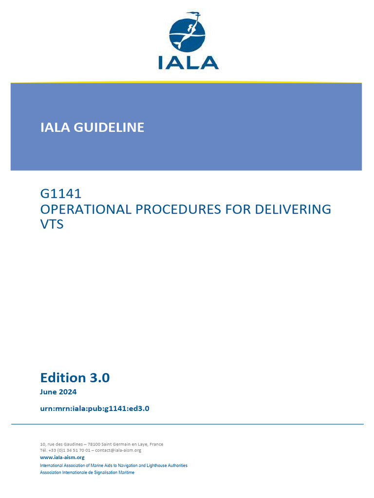 G1141 Ed3.0 Operational Procedures For Delivering VTS June 2024 | PDF ...