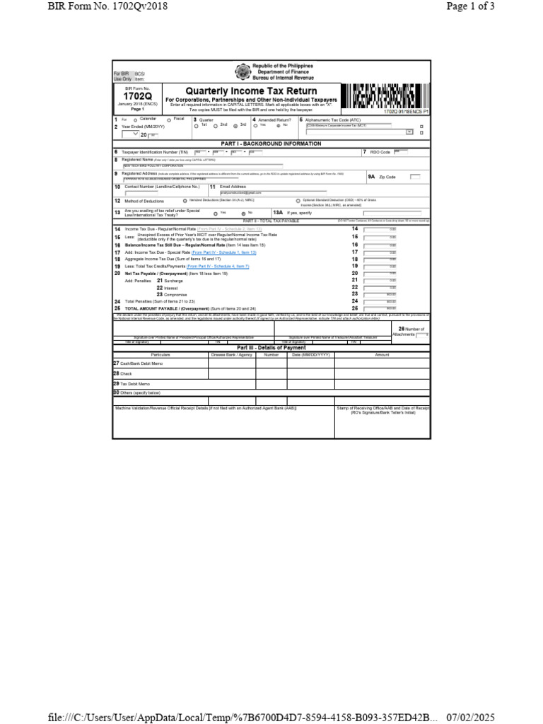 1702 Dec2022 | PDF | Taxes | Income Tax