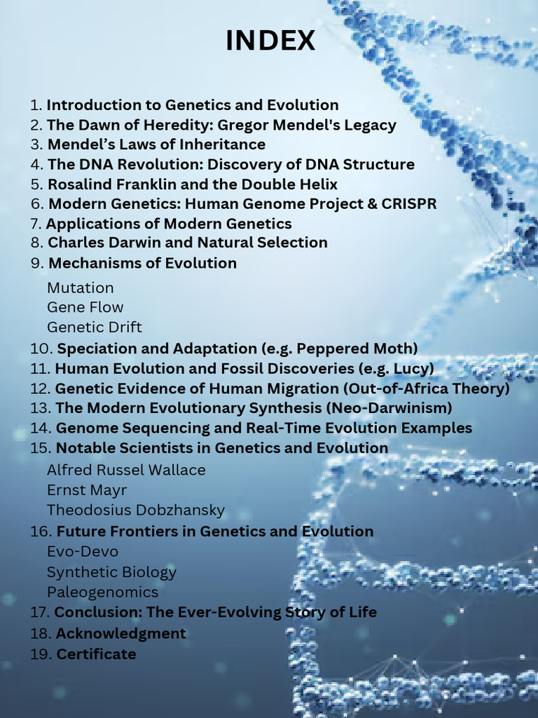Introduction To Genetics and Evolution PDF | PDF
