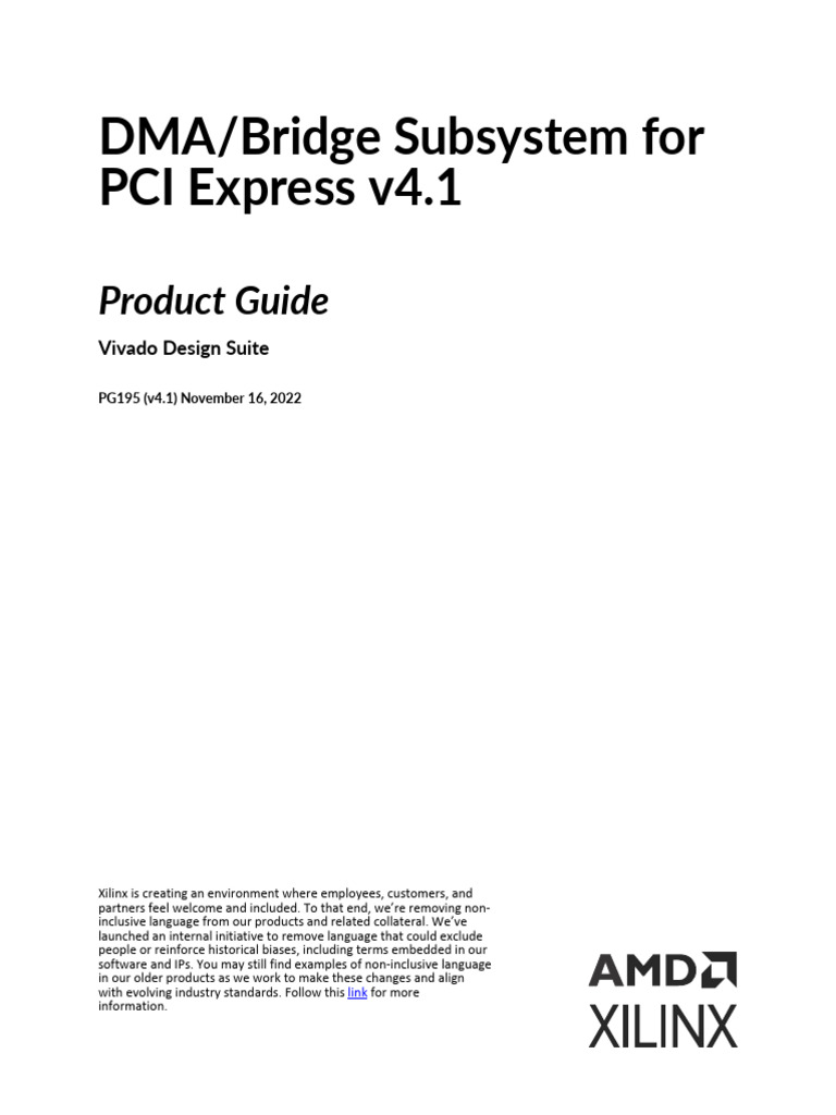 Pg195 Pcie Dma | PDF | Device Driver | Computer Hardware