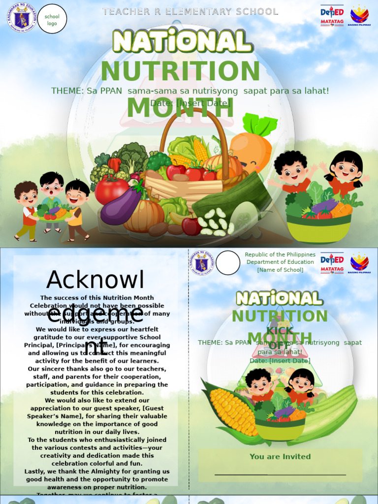 Nutrition Month: Sama-sama sa Nutrisyon | PDF