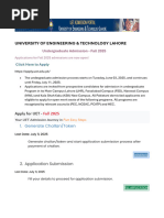 AUST Fall 2025 Admission Circular | PDF