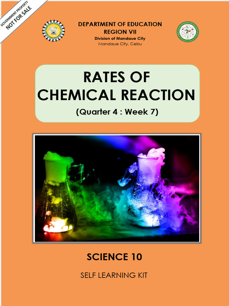 q4 Sci10 w7 Rates of Chemical Reaction | PDF | Reaction Rate | Catalysis