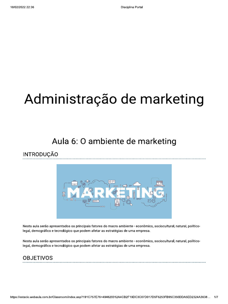 Aula 6 | PDF