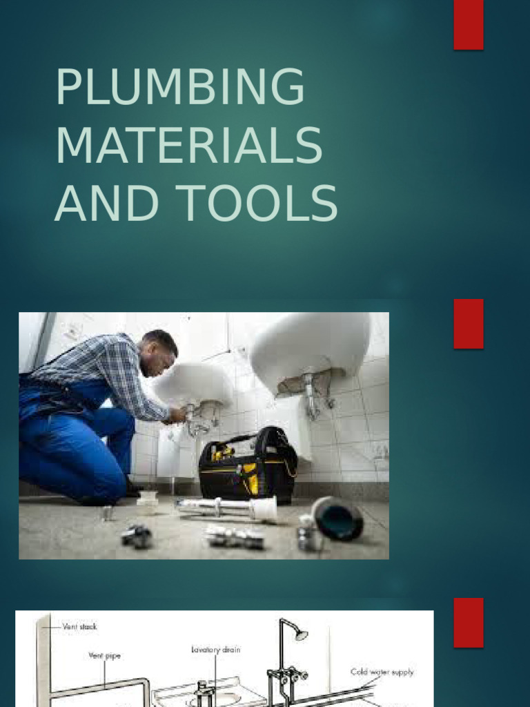 Plumbing Materials and Tools Pictures g8 | PDF