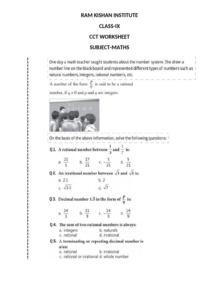 Maths CCT | PDF