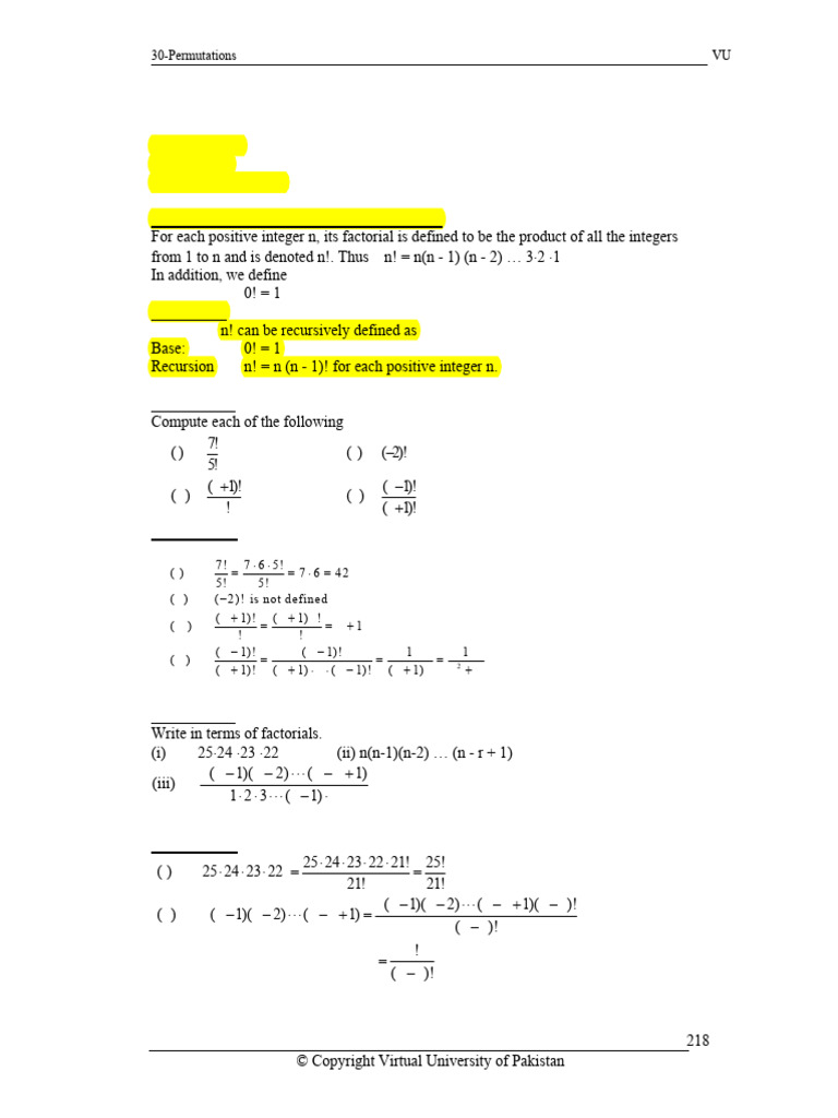 Permutation, Combination and Sampling | PDF | Multiplication | Mathematics