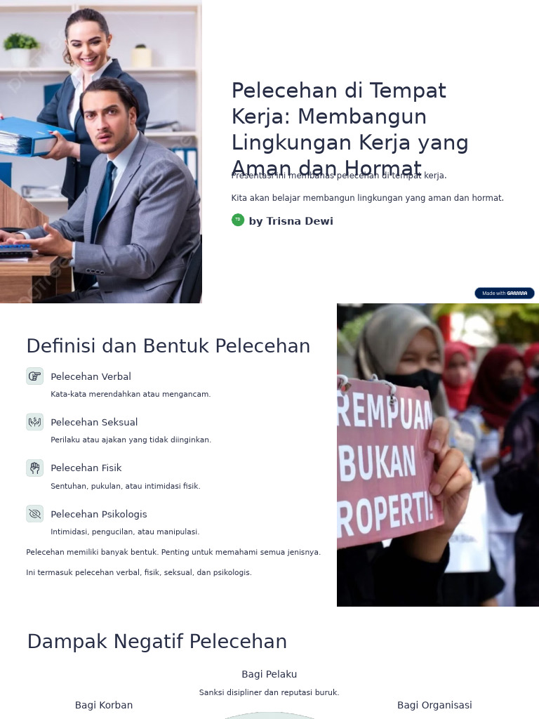 Pelecehan Di Tempat Kerja Membangun Lingkungan Kerja Yang Aman Dan ...