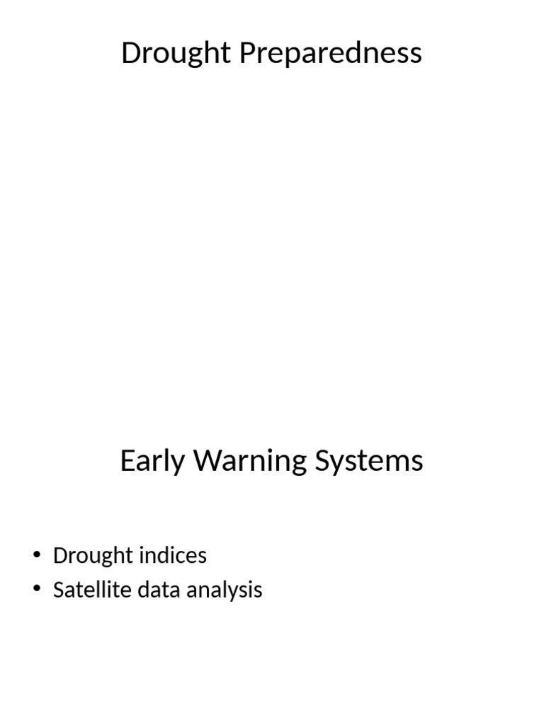 05 Drought Preparedness | PDF