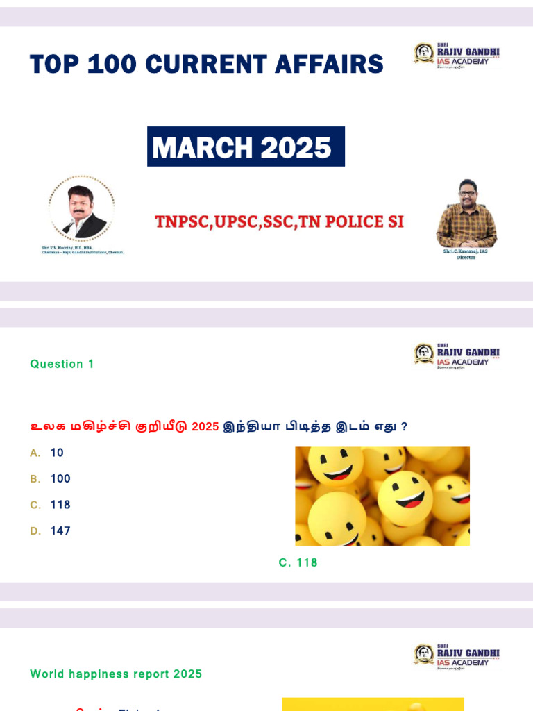 March 2025 Top 100 CA | PDF