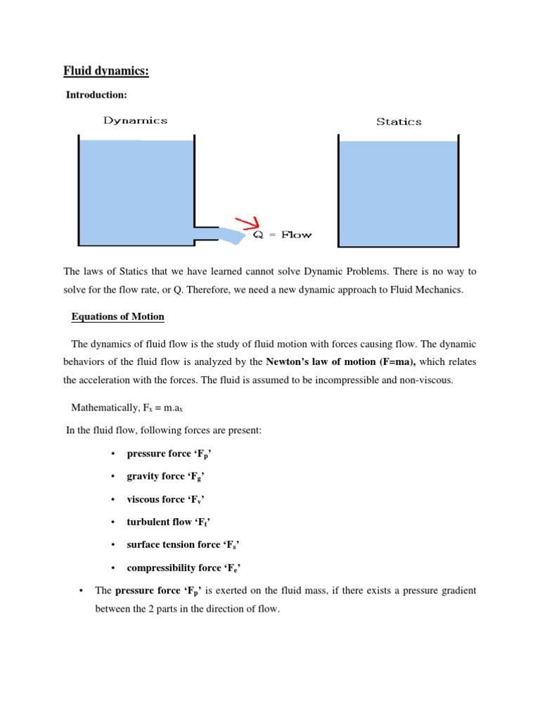 Fluid Mechanics Vtu | PDF