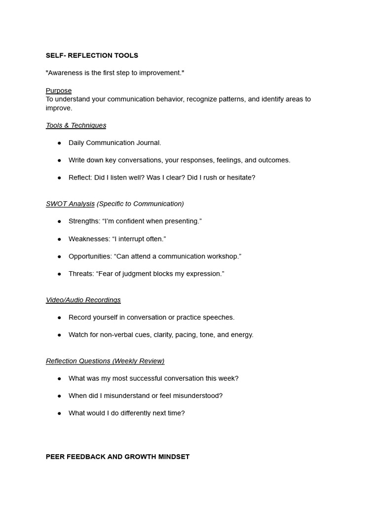 Communication Skills 101 Part 11 | PDF | Communication | Conversation