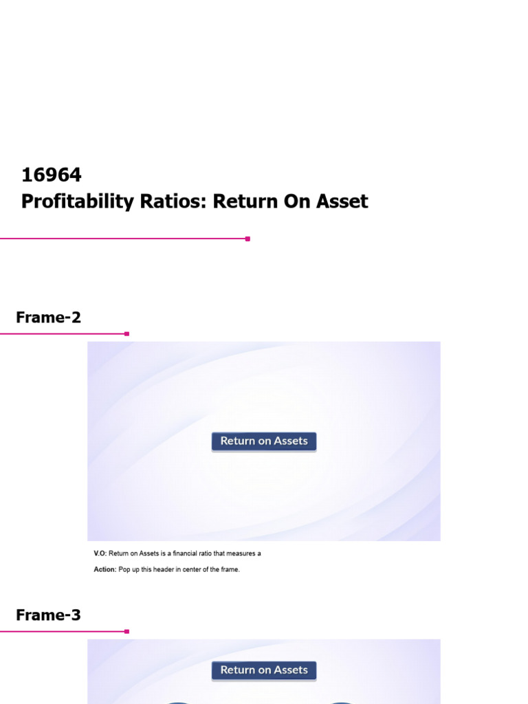 Profitability Ratios Return On Asset SB MS V3 (1) Compressed | PDF | Economies