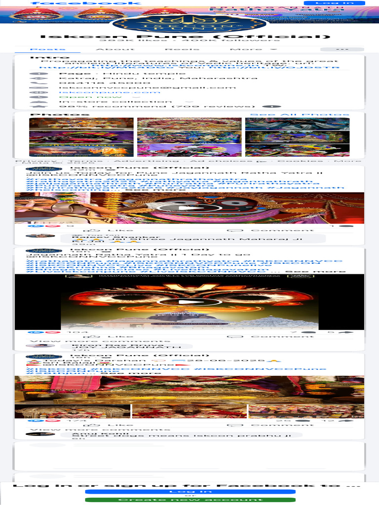 Iskcon Pune (Official) Pune Facebook | PDF